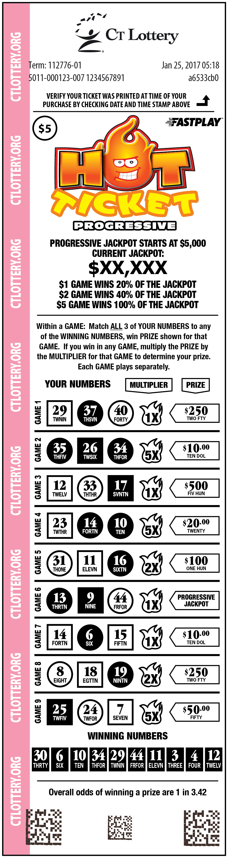 CT Lottery Official Web Site - Fast Play