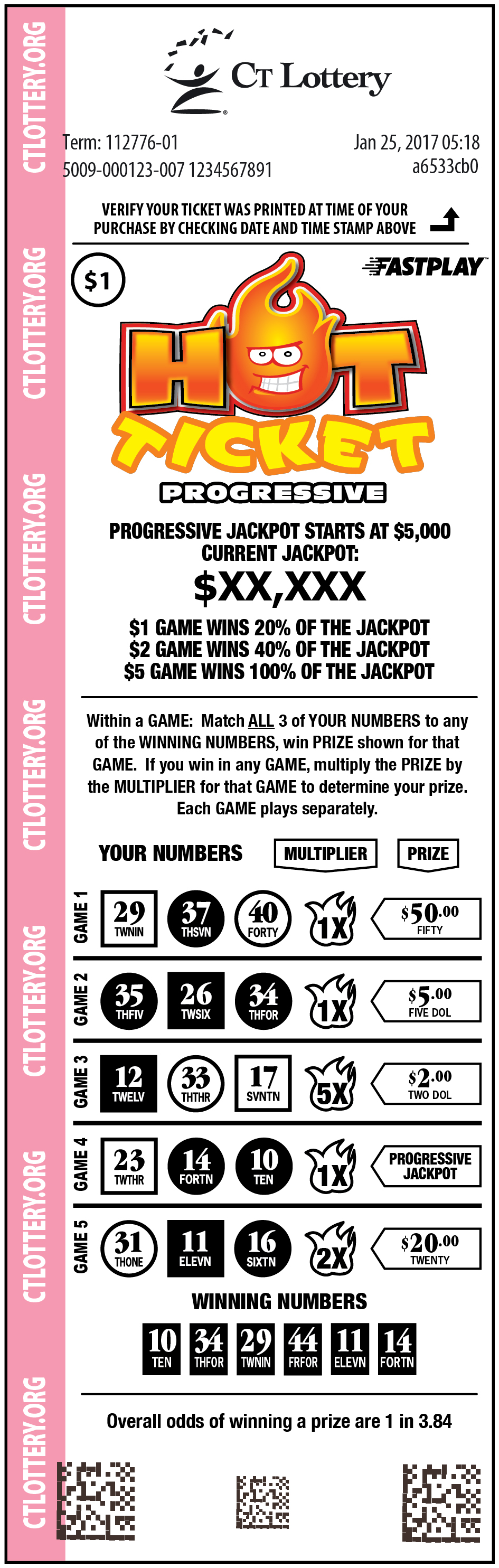 CT Lottery Official Web Site - Fast Play